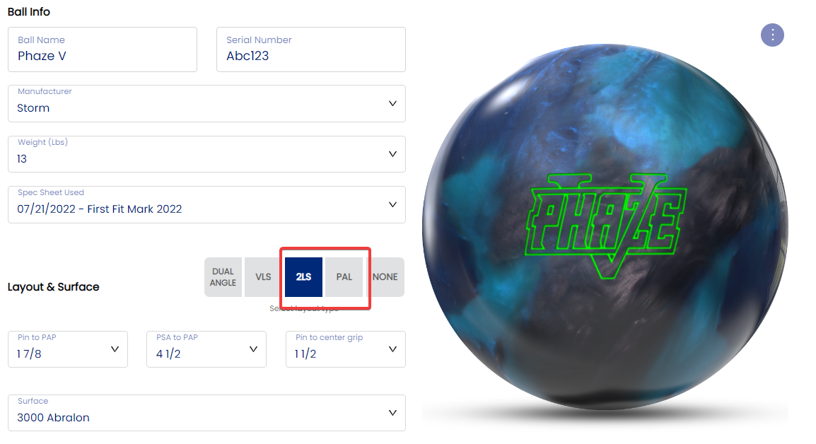 Bowler Type – Spectre ProShop Software