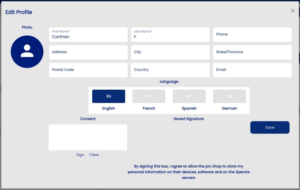 v 3.180 – Spectre ProShop Software